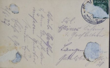 Rare-Automobilia - Shell Voltol Gasstation "Haus Oswald" 1931 postcard