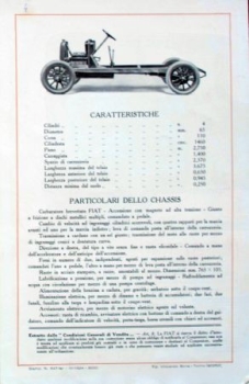 Rare-Automobilia - Fiat 502 Coupe Modellprogramm 1924 Automobilprospekt