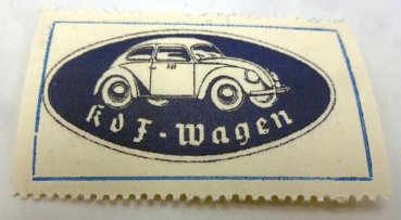 Rare-Automobilia - Volkswagen KdF Wagen 10er Advertising-Stamps 1939