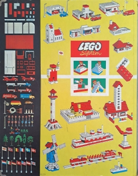Rare-Automobilia - Lego System Advdertising-Gameplate 1960 foldout