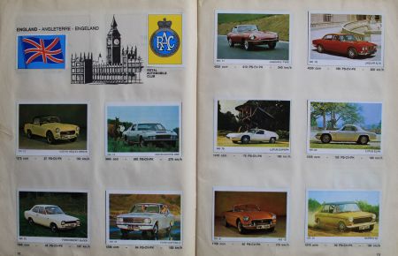 Rare-Automobilia - Americana "Auto Parade Album" Sammelalbum 1974