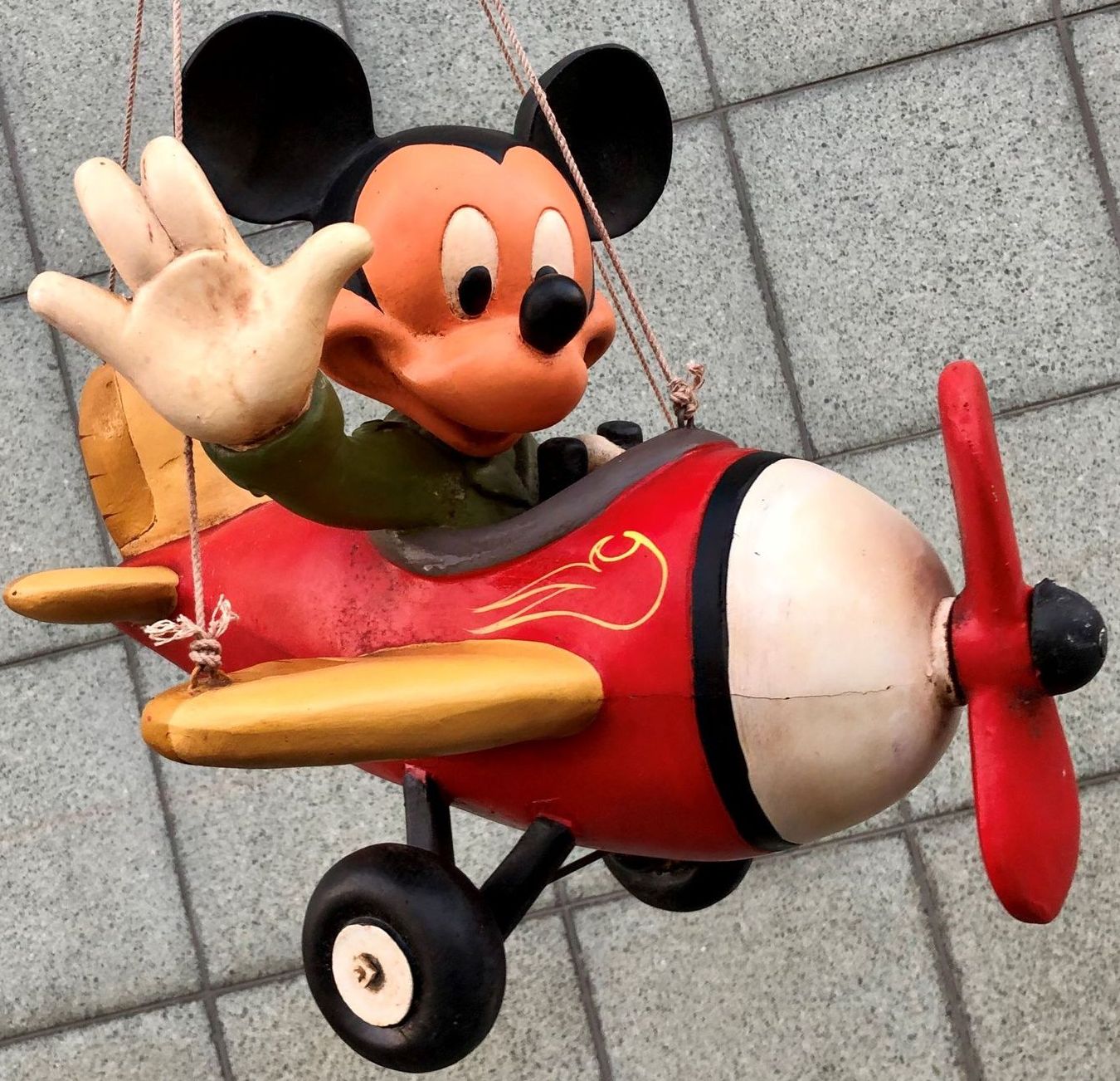 Rare-Automobilia - Disney Mickey Mouse Advertisingfigure in Airplain ...